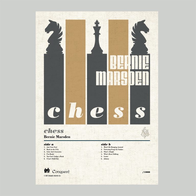 Limited Edition 'Chess' Lithograph Print | Bernie Marsden